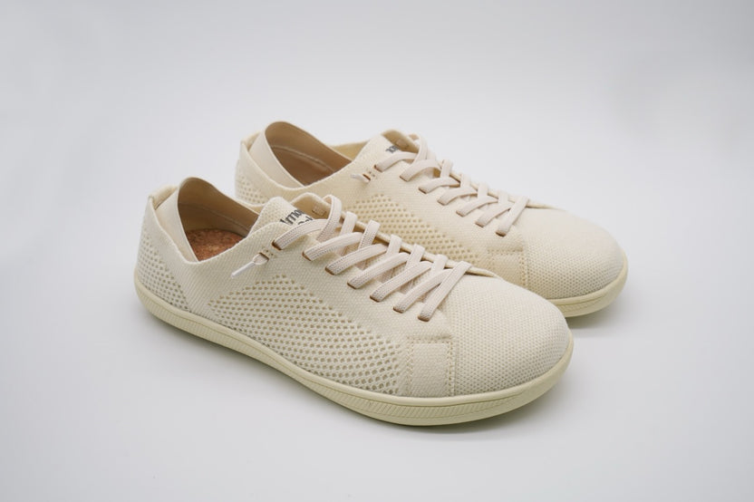 Merino Wool Travel Shoes | Barefoot Zero Drop Footwear - Almond Oak